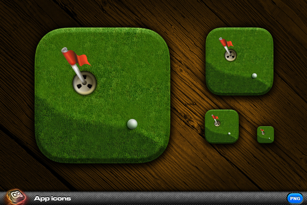 Golf App Icon 1, an Icon by quicky | Creative Market
