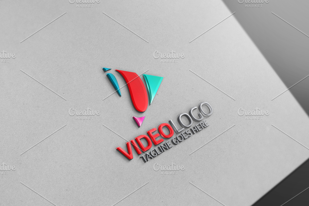 Video Logo / V Letter, a Branding & Logo Template by Josuf Media