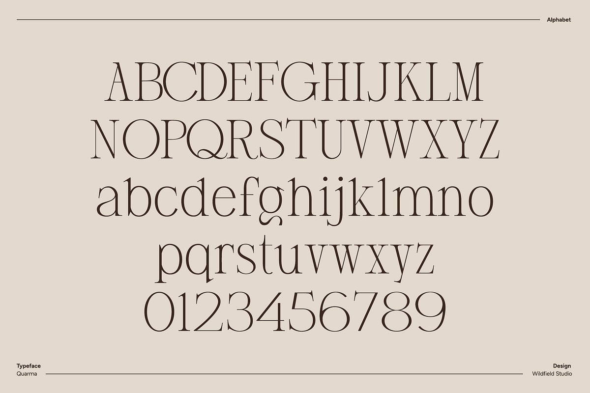 Quarma – Elegant Classy Serif, a Serif Font by Wildfield Studio