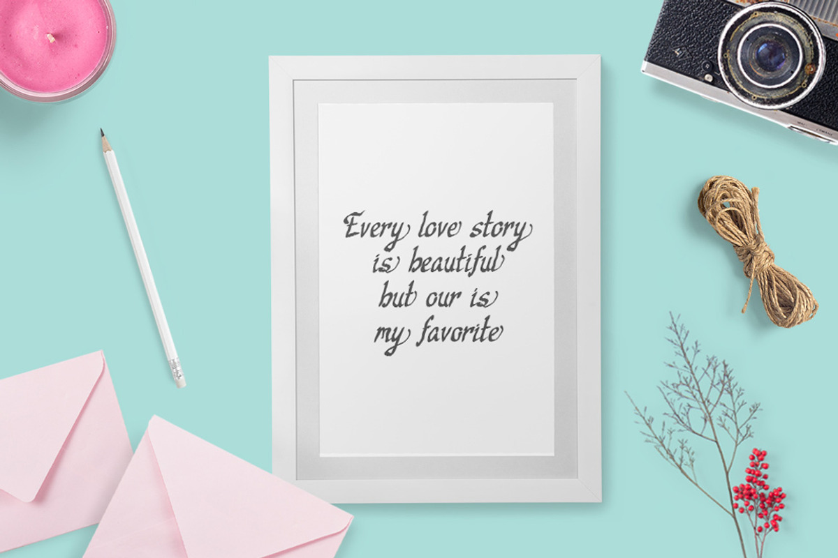 Camille, a Script Font by TGIF.STD