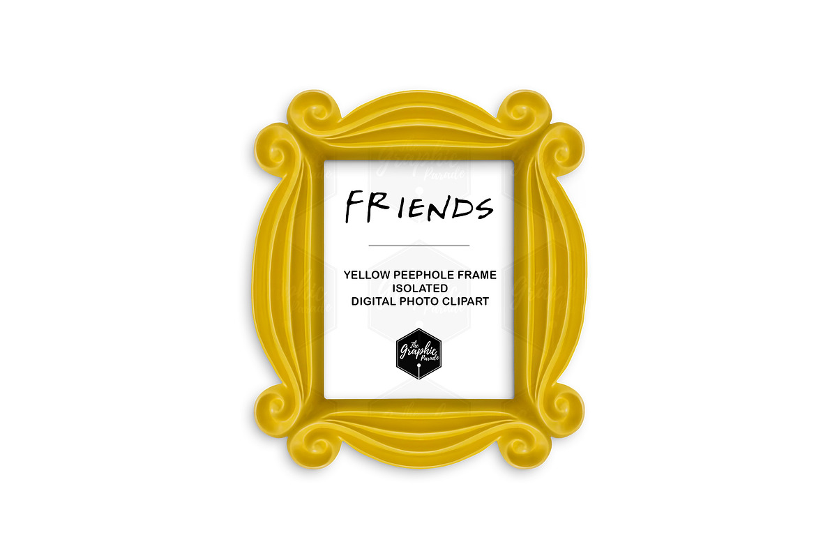 Isolated Friends TV show frames, an Object Graphic by The Graphic Parade