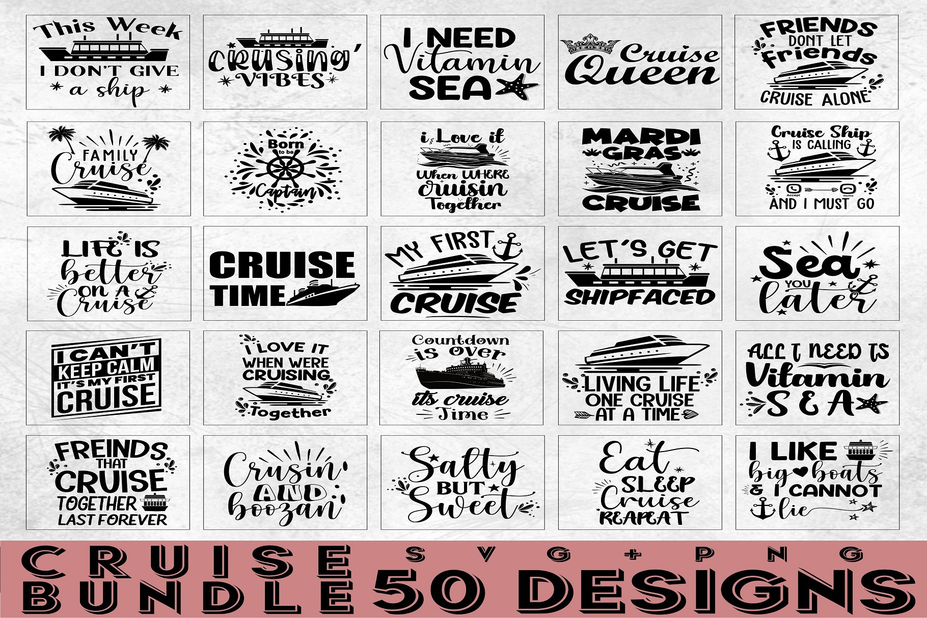 Cruise SVG Bundle