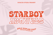 Starboy - Bold Display Font, a Serif Font by Shakira Studio