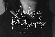 Analogue Photography Script, a Handwritten Font by sizimon
