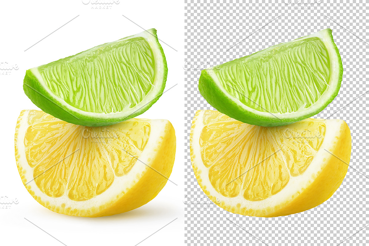 Citrus pieces on top of each other, an Object Graphic by Fruits+Veggies