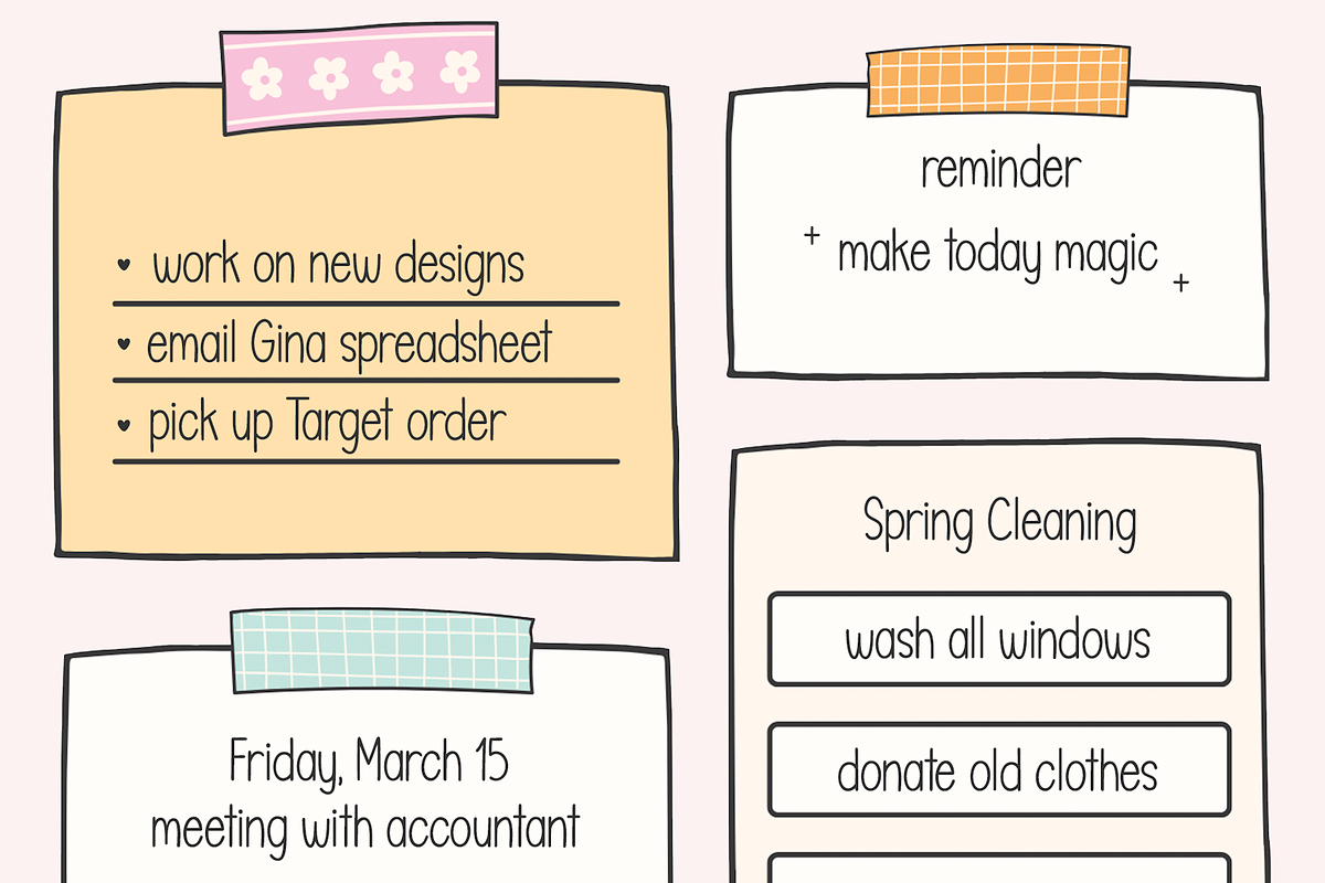 Sunshine Notebook | Cute Font, a Handwritten Font by KA Designs