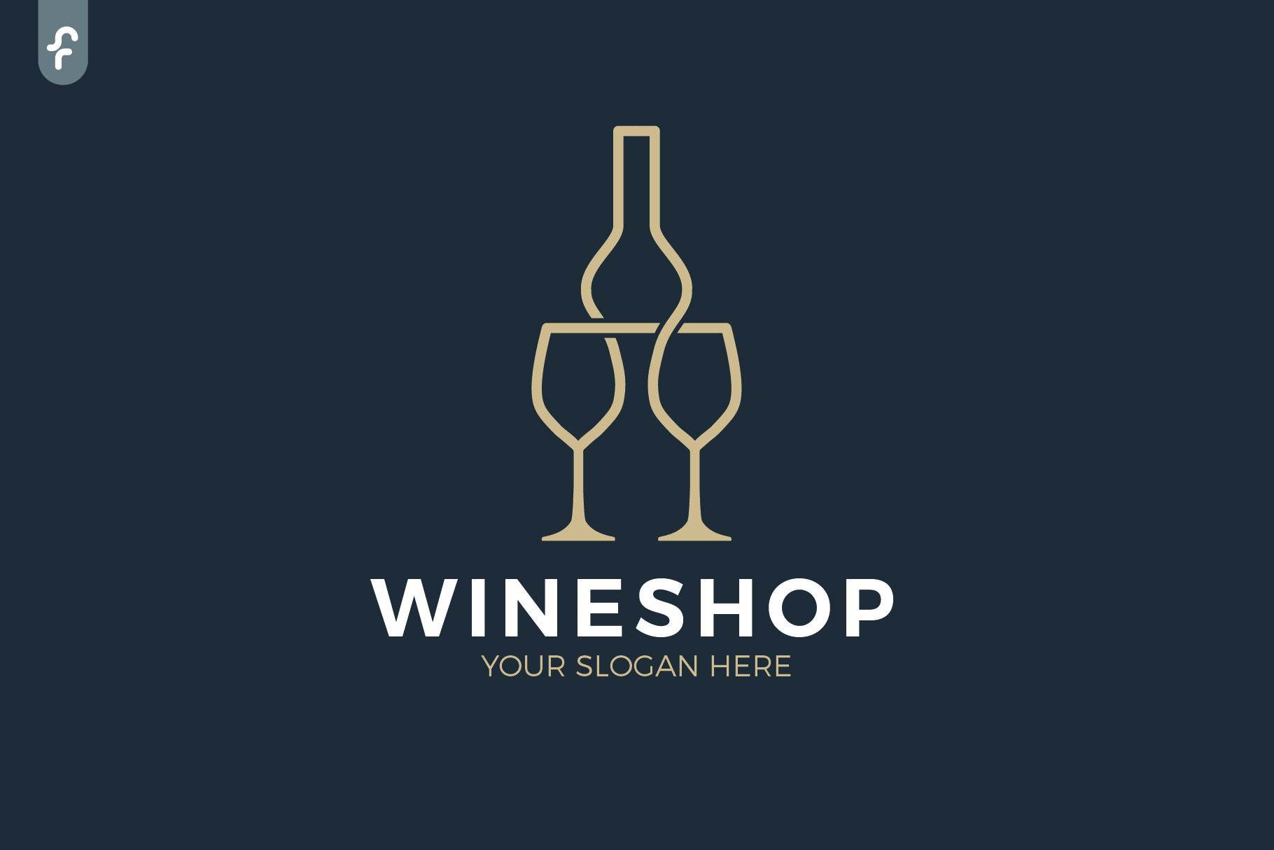 Wine Shopping Logo, a Branding & Logo Template by ft.studio