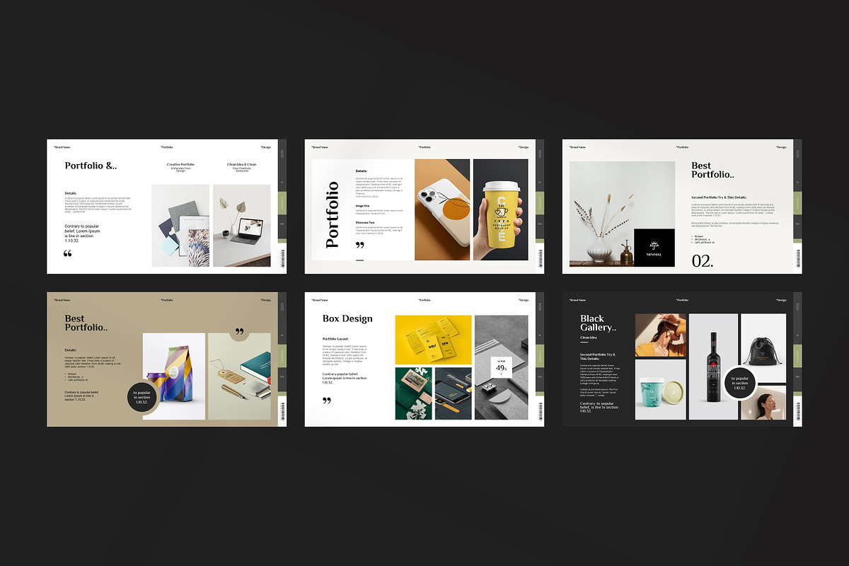 Hawa Portfolio Presentation Template, a Presentation Template by PrintIdea