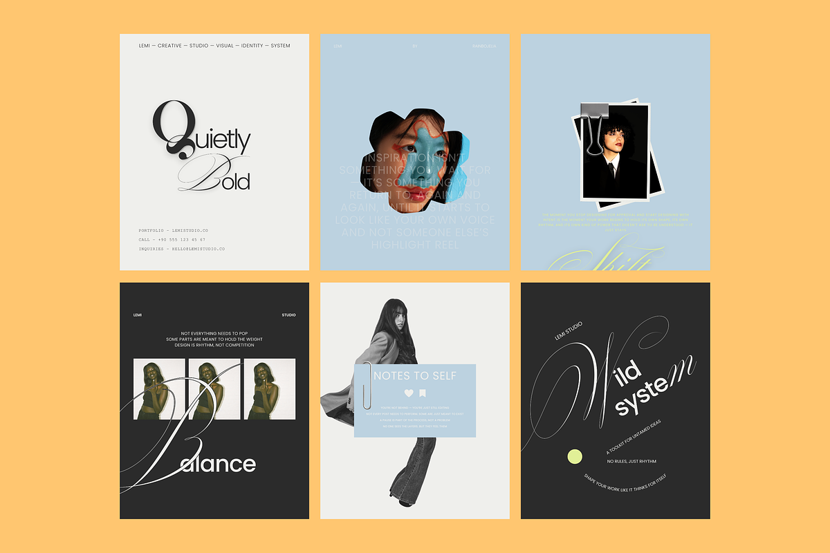 LEMI • EDITORIAL INSTAGRAM TEMPLATES