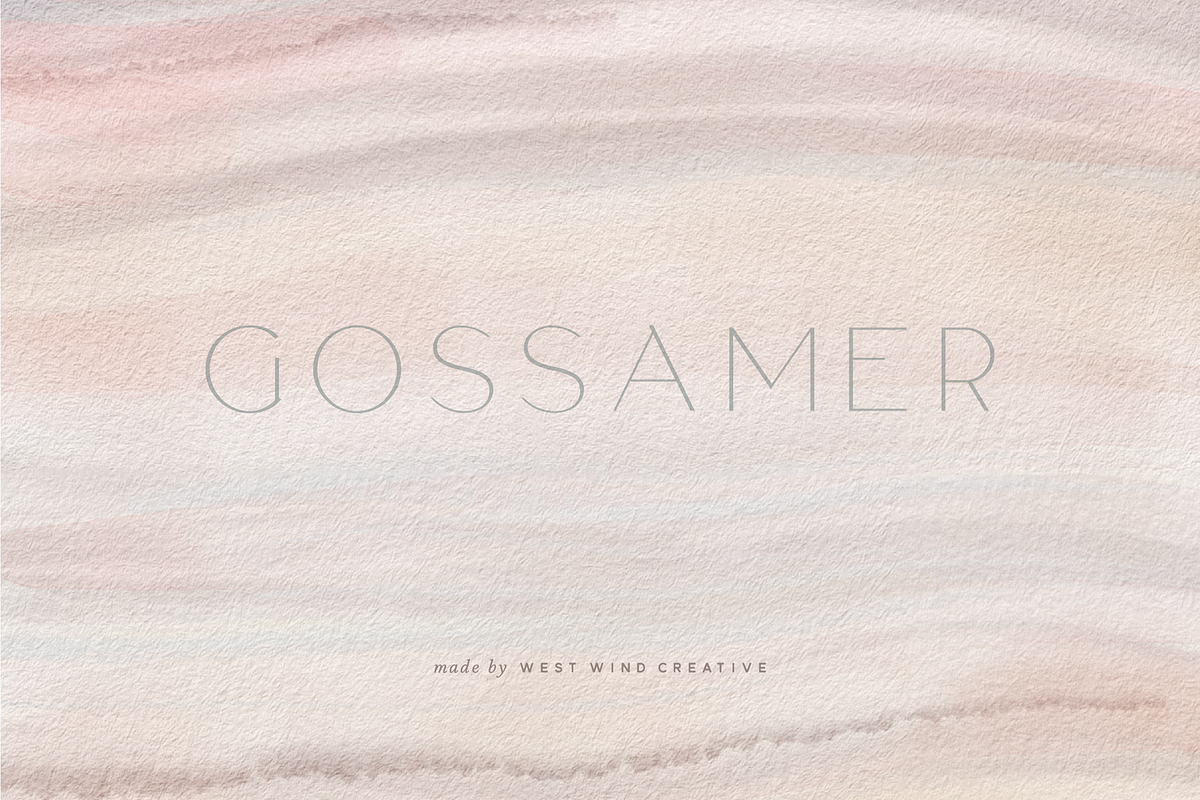 Gossamer - Watercolor Textures, a Background Graphic by Opal Creative