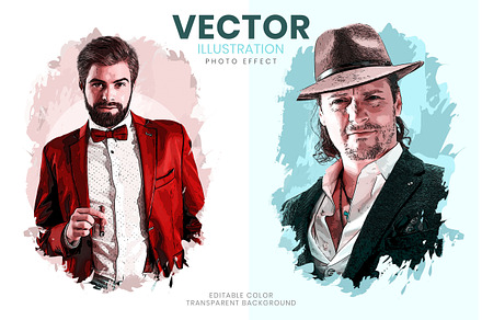 Vector Illustration Photo Effect | Creative Market