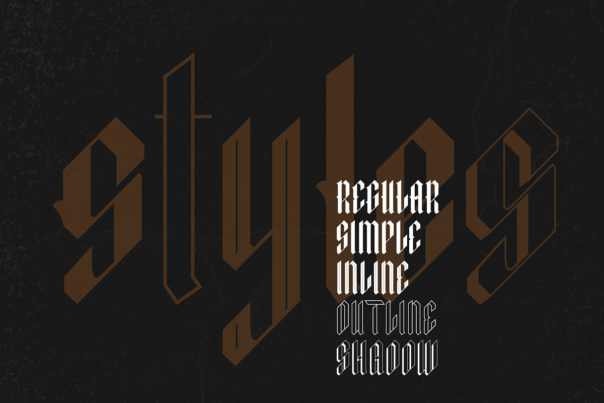 Kingslayer - Modern Blackletter Font | king slayer font, kingslayer font | Creative Market