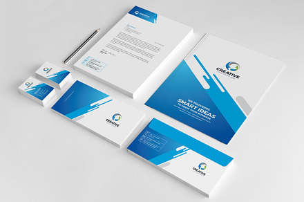 Corporate Folder Design, a Stationery Template by GenerousArt