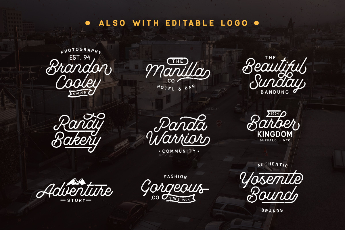 Madgue - Connected Monoline +EXTRAS, a Script Font by Sarid Ezra