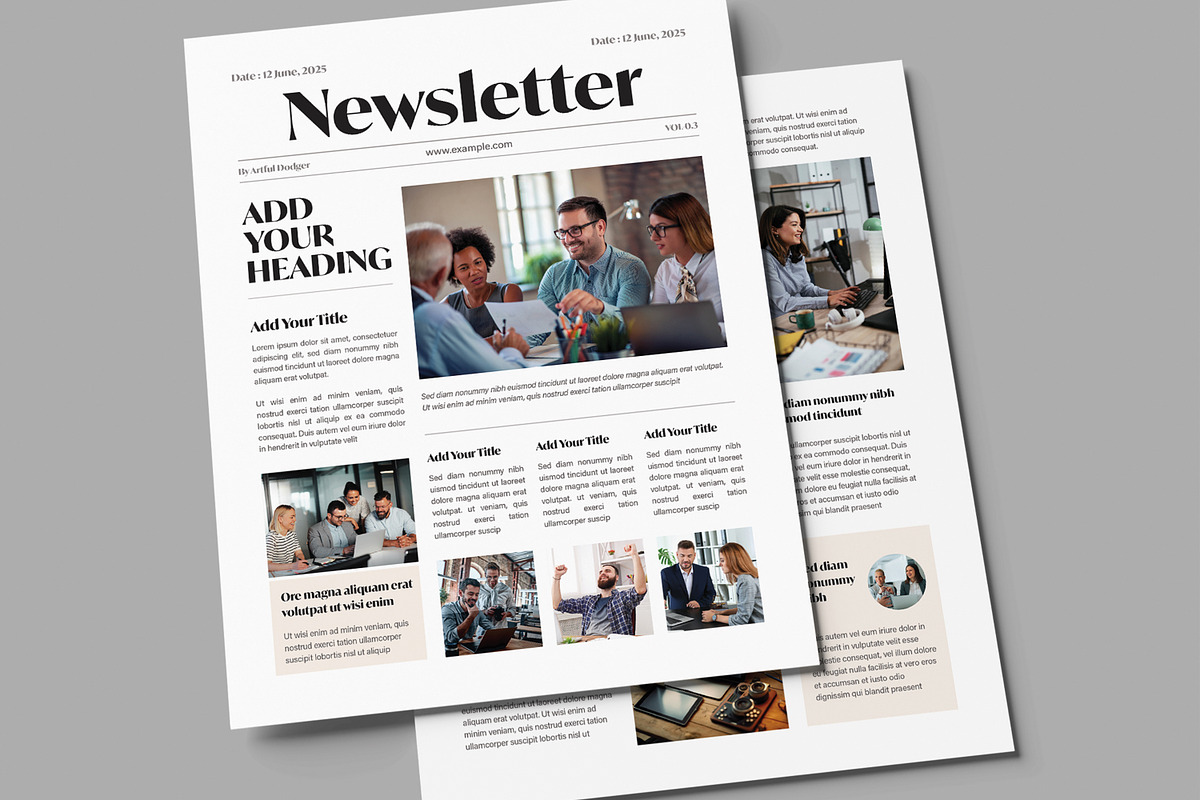 Professional Business Newsletter