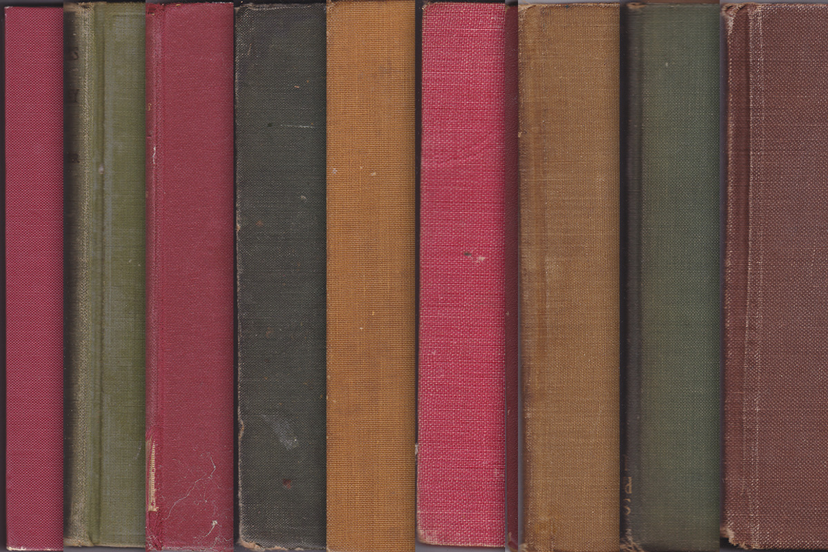 40-Old Cloth Book Covers, a Texture Graphic by Blue Line Design