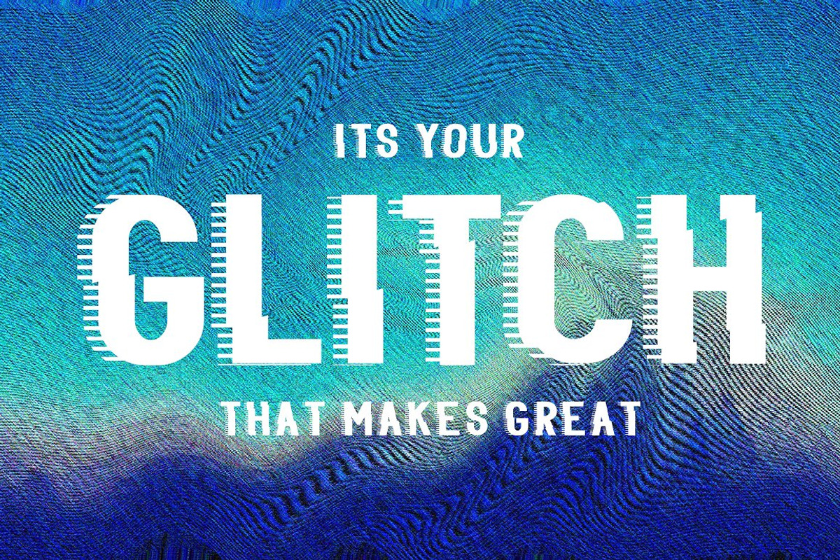 Glitzy Typeface, a Font by DuoFankaar