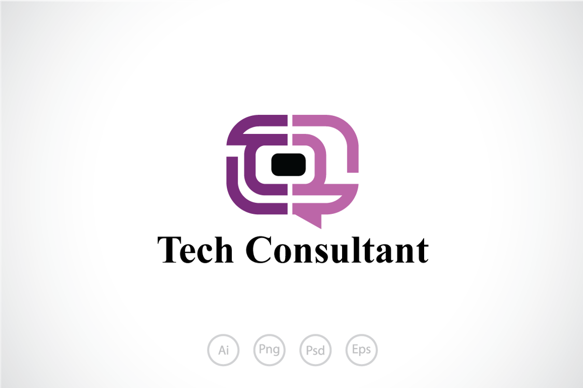 Tech Consultant Logo Template, a Branding & Logo Template by Heavtryq ...