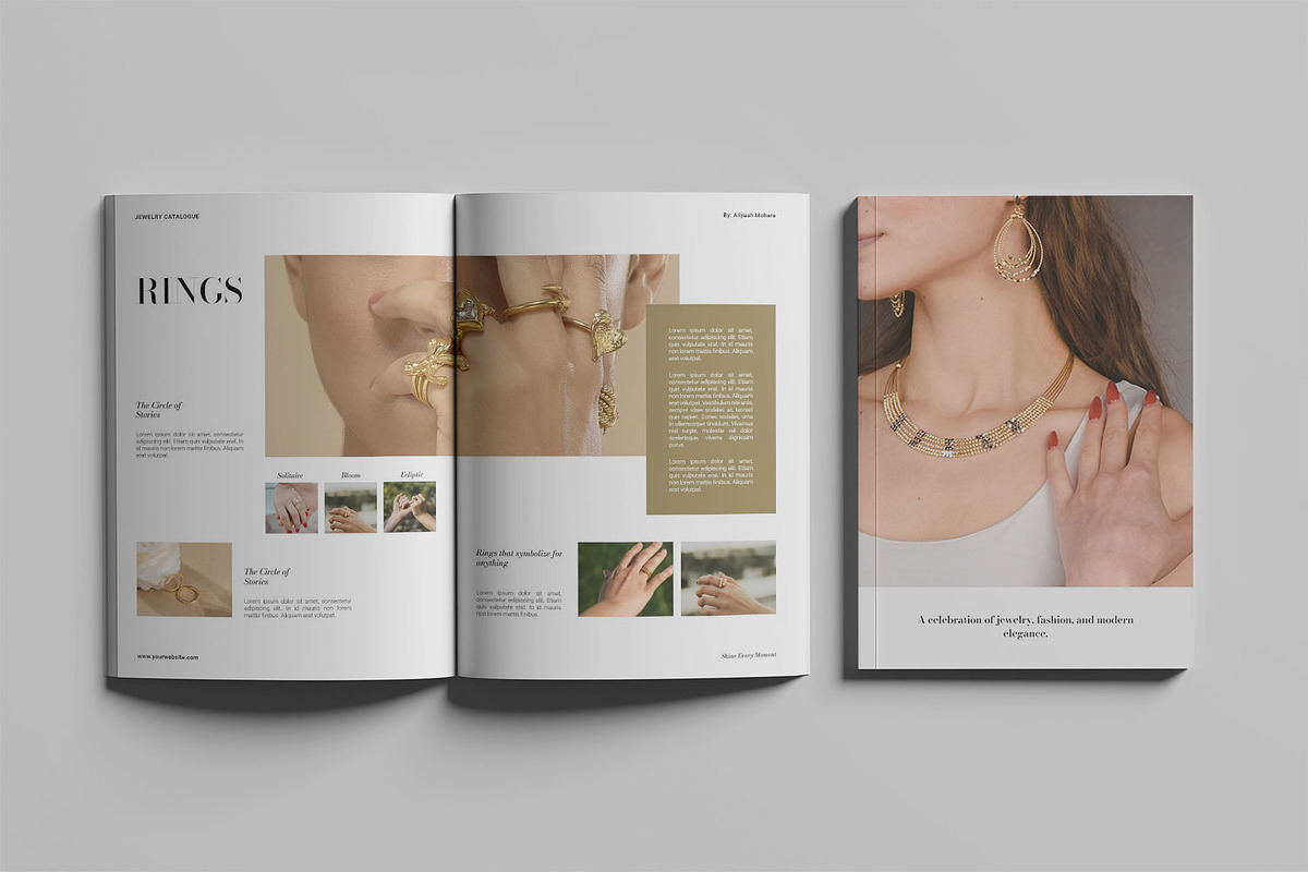 Jewelry Product Catalog, a Magazine Template by Haps Space