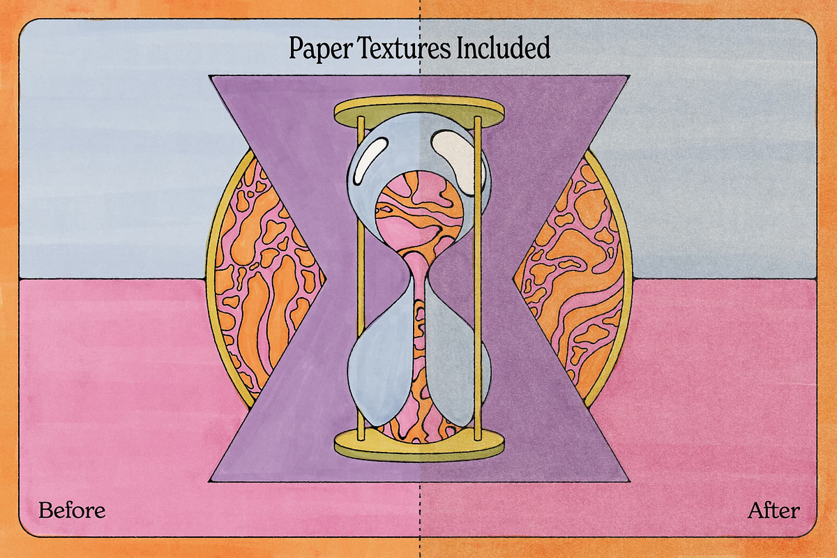 KolorMarc Markers for Photoshop, a Brush Add-On by True Grit Texture Supply