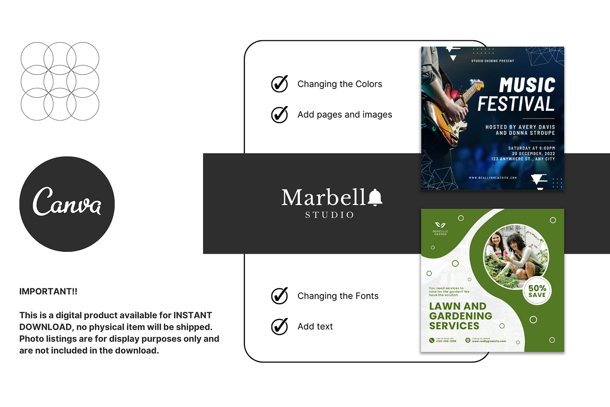 Events and Campaign Canva Template