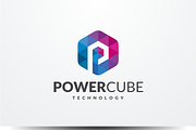 Power Cube - Letter P Logo, a Branding & Logo Template by yopie