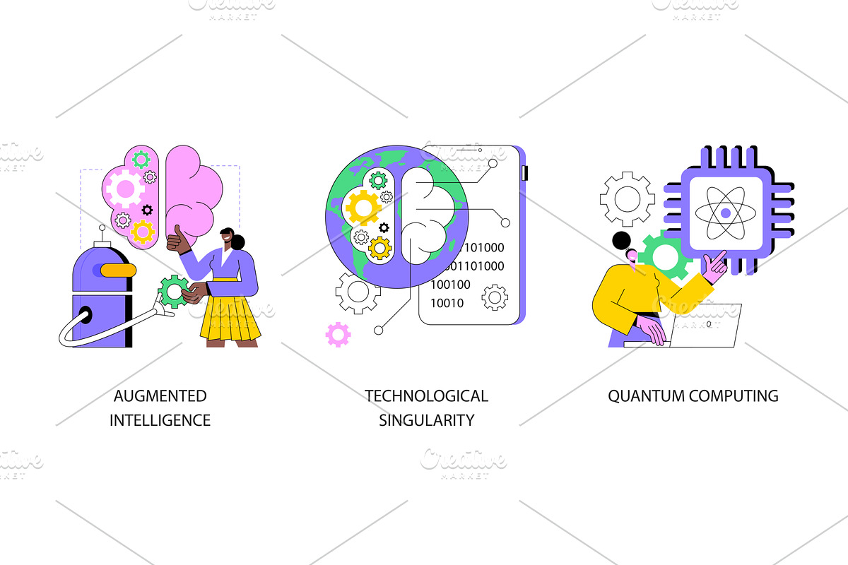 Innovative information technology, a Technology Illustration by Visual ...