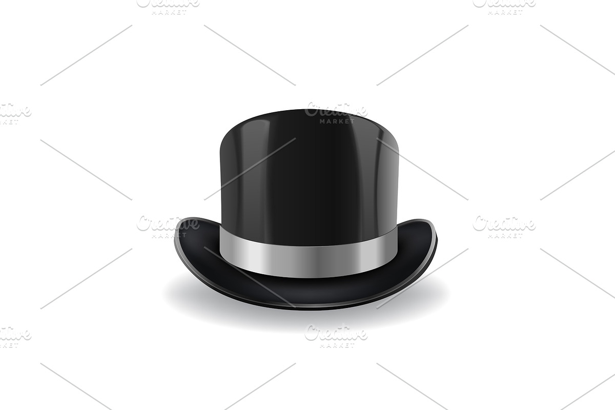 bowler hat vector, a Texture Graphic by piter.goskov