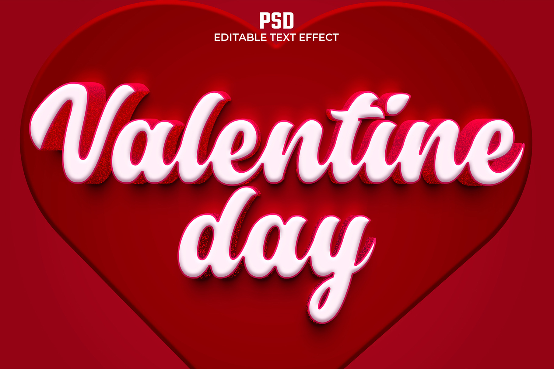 Valentine Day Psd Text Effect, a Layer Style Add-On by bdrobin
