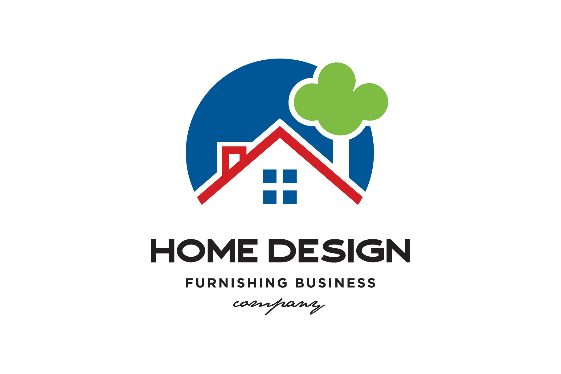 Home Design Logo, a Branding & Logo Template by ZHR Creative