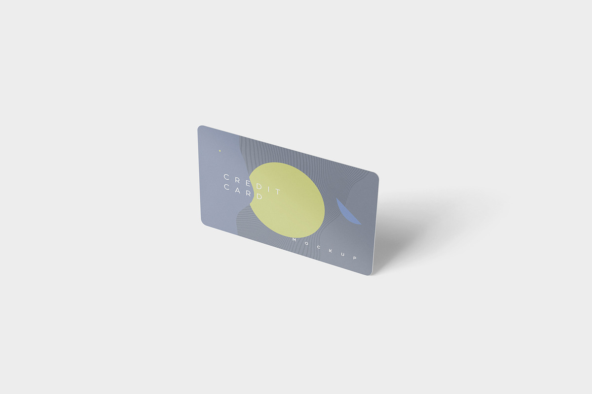 5 Credit Card Mockups, a Product Mockup by GfxFoundry