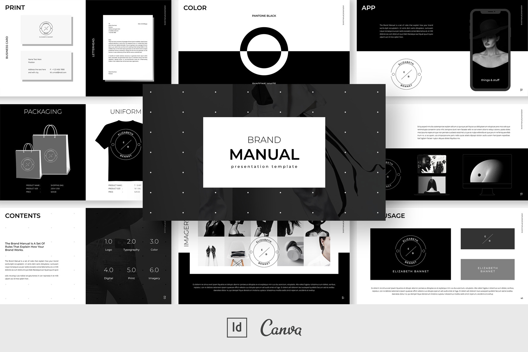 Simple Brand Manual Presentation, a Presentation Template by ...