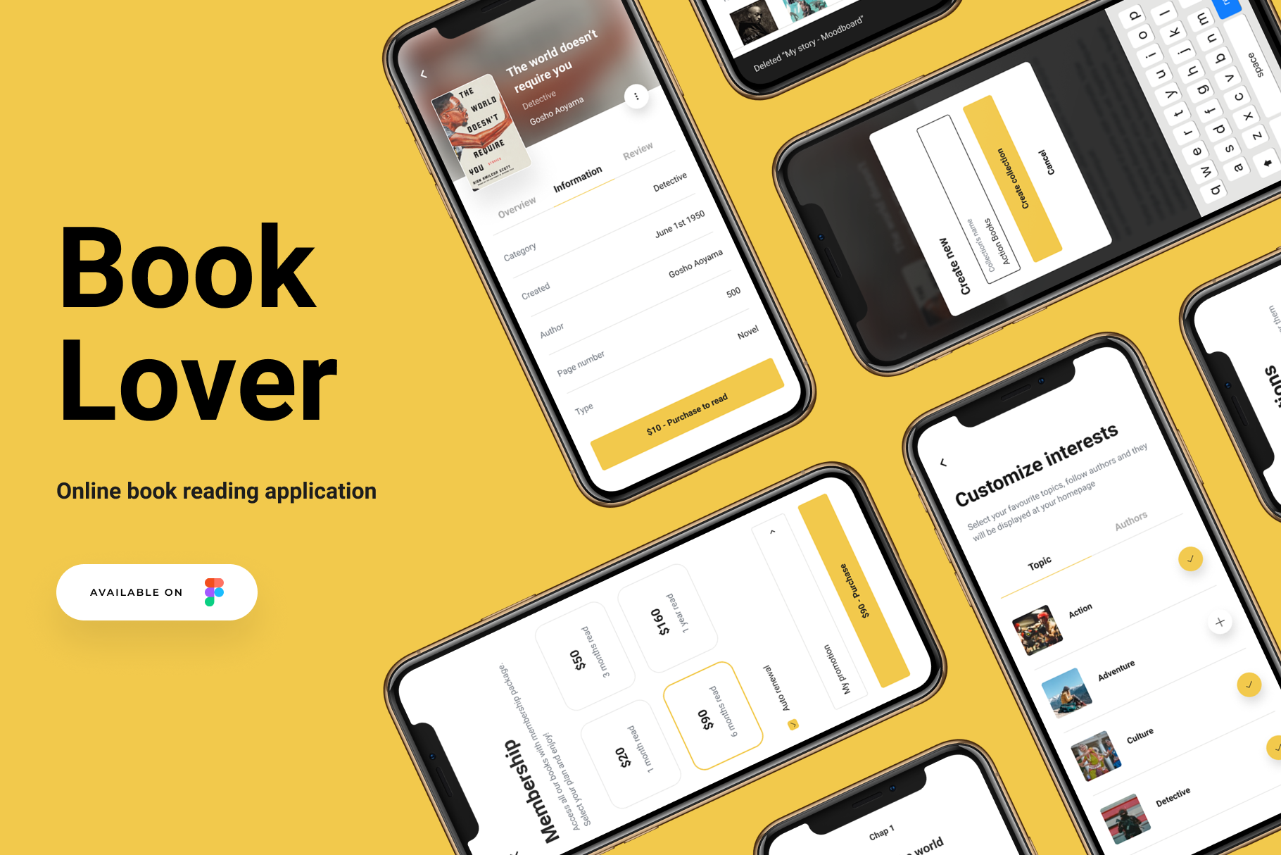 Book Lover - Reading book online app, a Templates & Theme by Laingockien