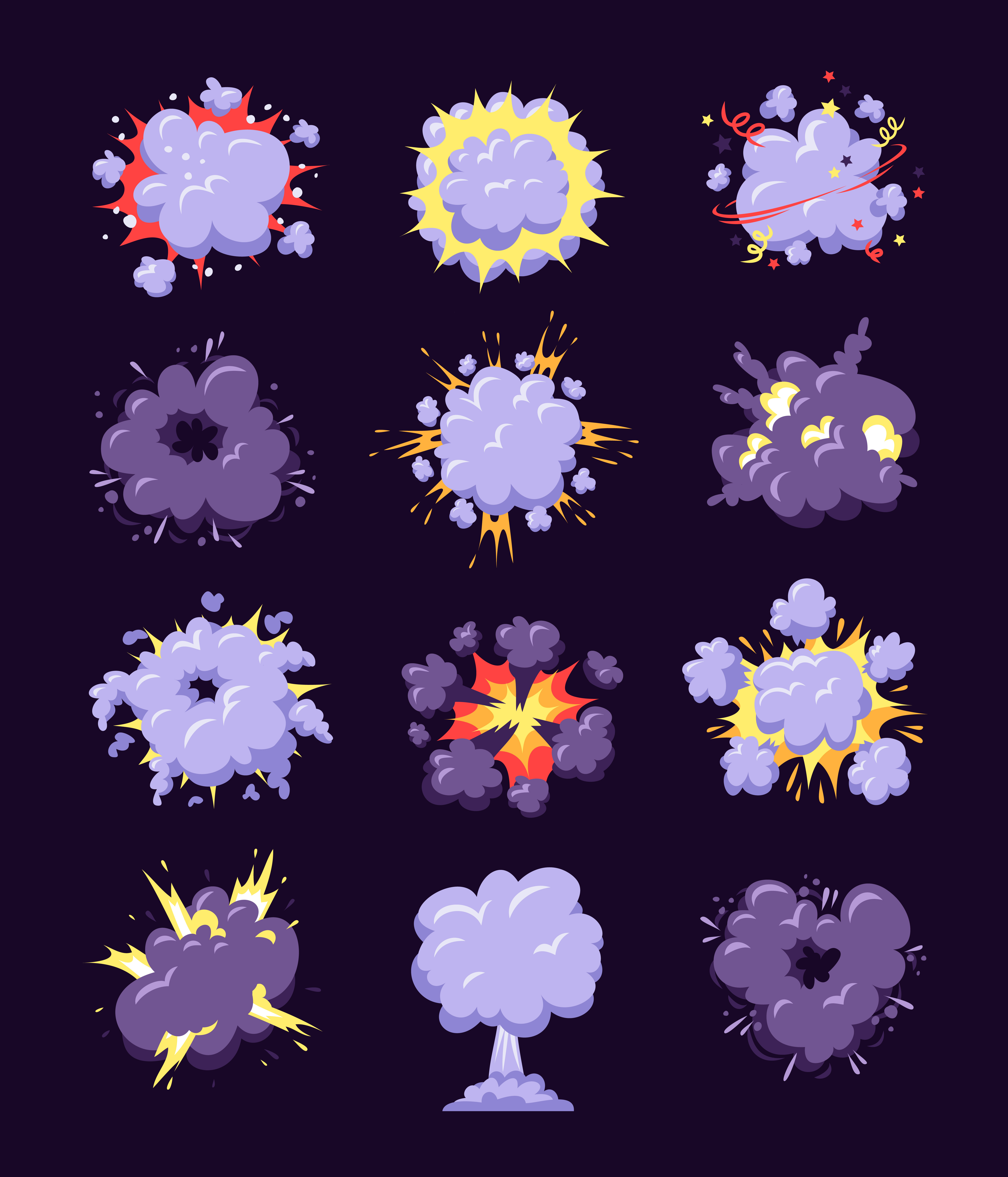 Boom explosion vector illustration, a Graphic by Vectorstockersland