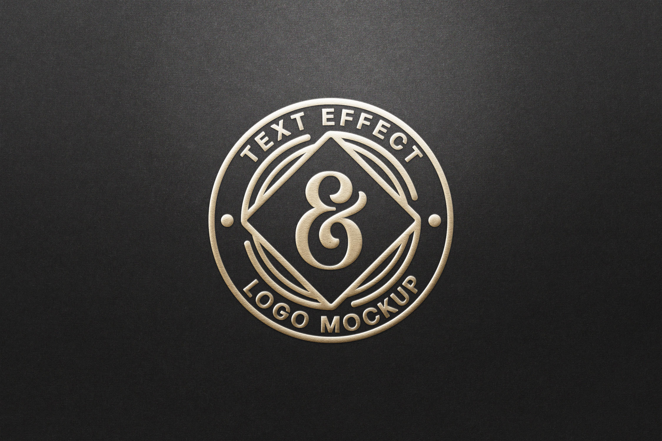 Paper Embossing Logo Mockup, a Product Mockup by Design Squad