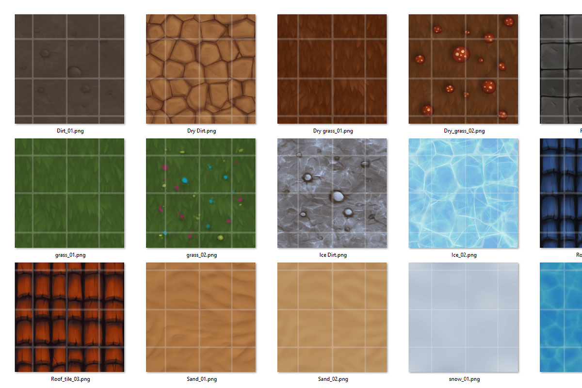 Hand Painted Textures, a Textures & Material 3D Model by FasterBoom