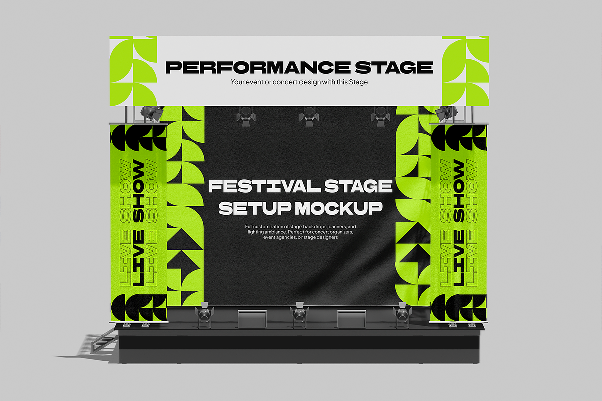 Stage Mockup, an Advertising Mockup by Permadi Creative