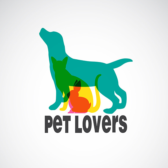 Vector group of pets., an Outline Icon by yod67