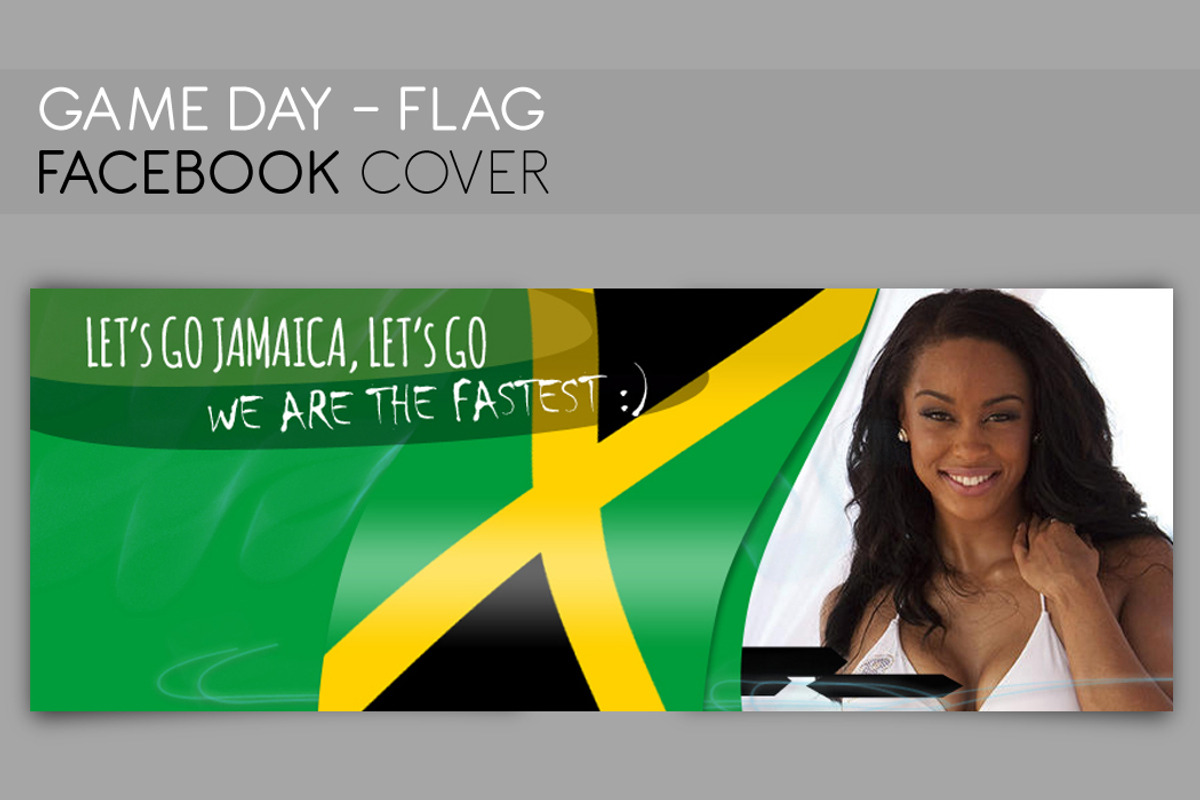 FACEBOOK COVER flag - Game day, a Social Media Template by RudanStudio