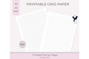 Printable Grid Paper, Note Taking | Stationery Templates ~ Creative Market