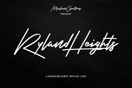 Heartstrong Script, a Script Font by Get Studio