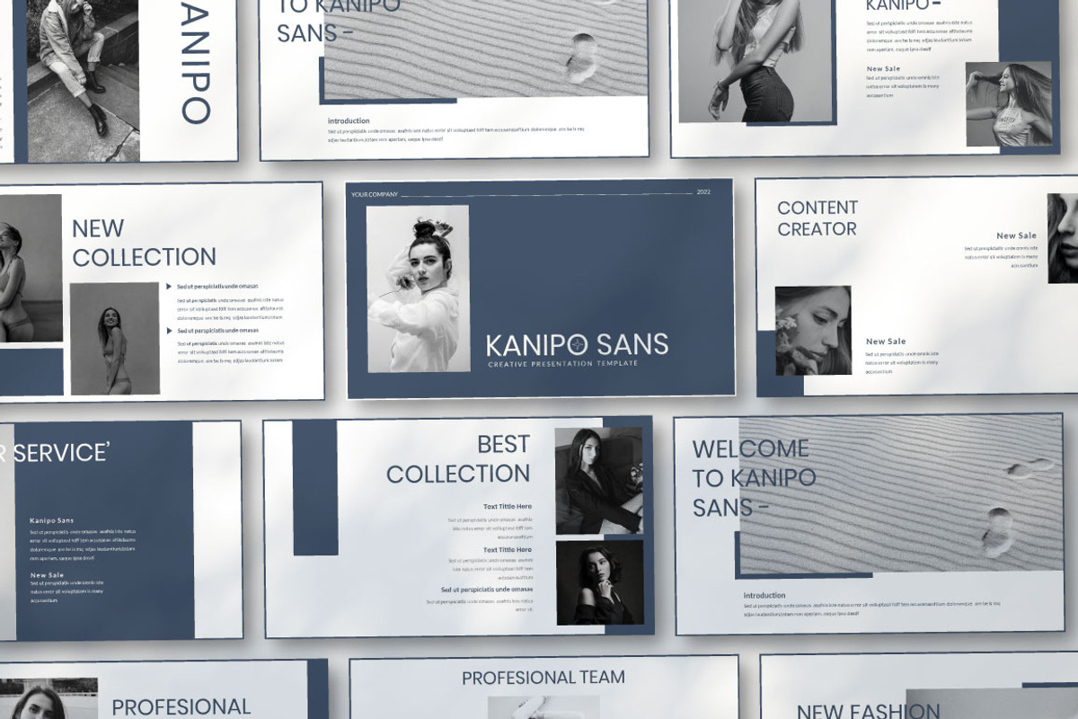 kanipo sans Powerpoint Template, a Presentation Template by nyilstudio