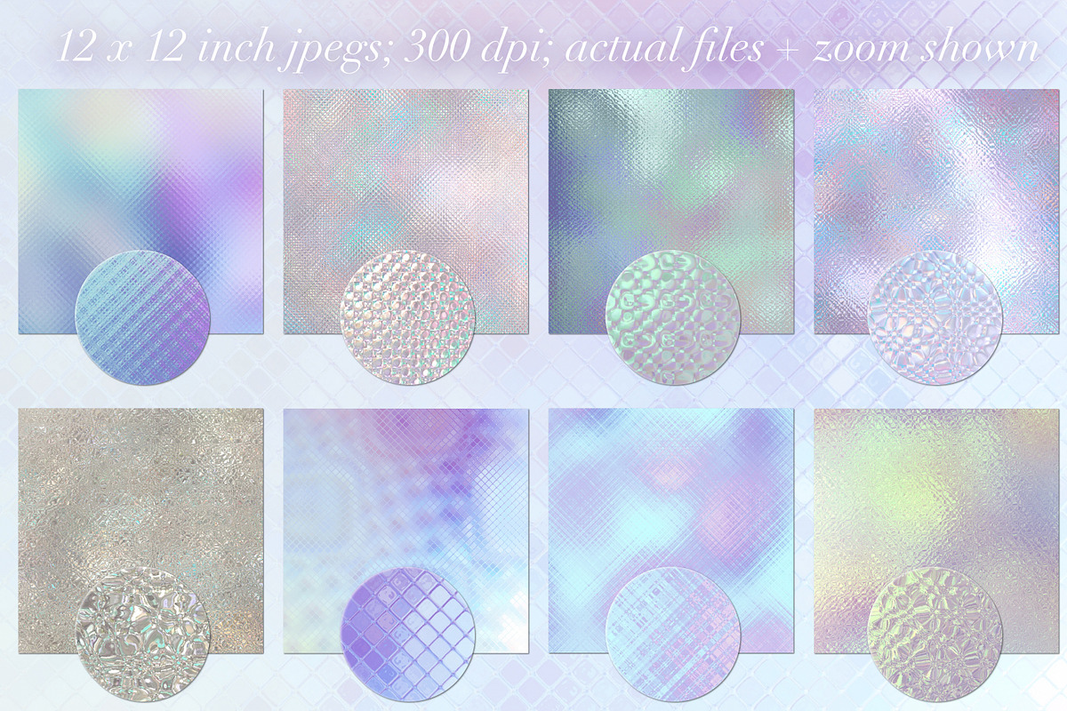 Iridescent Glass Textures, a Texture Graphic by Paper Farms