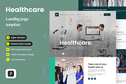 Hypercare - Healthcare Landing Page, a Landing Page Template by SLAB ...