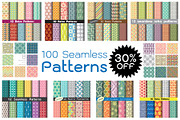 100 selected seamless patterns | Graphic Patterns ~ Creative Market