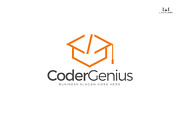 Coder Genius Logo, a Branding & Logo Template by LogoLabs