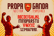 Propaganda Display Font Design, an Illustration by RMPL.std