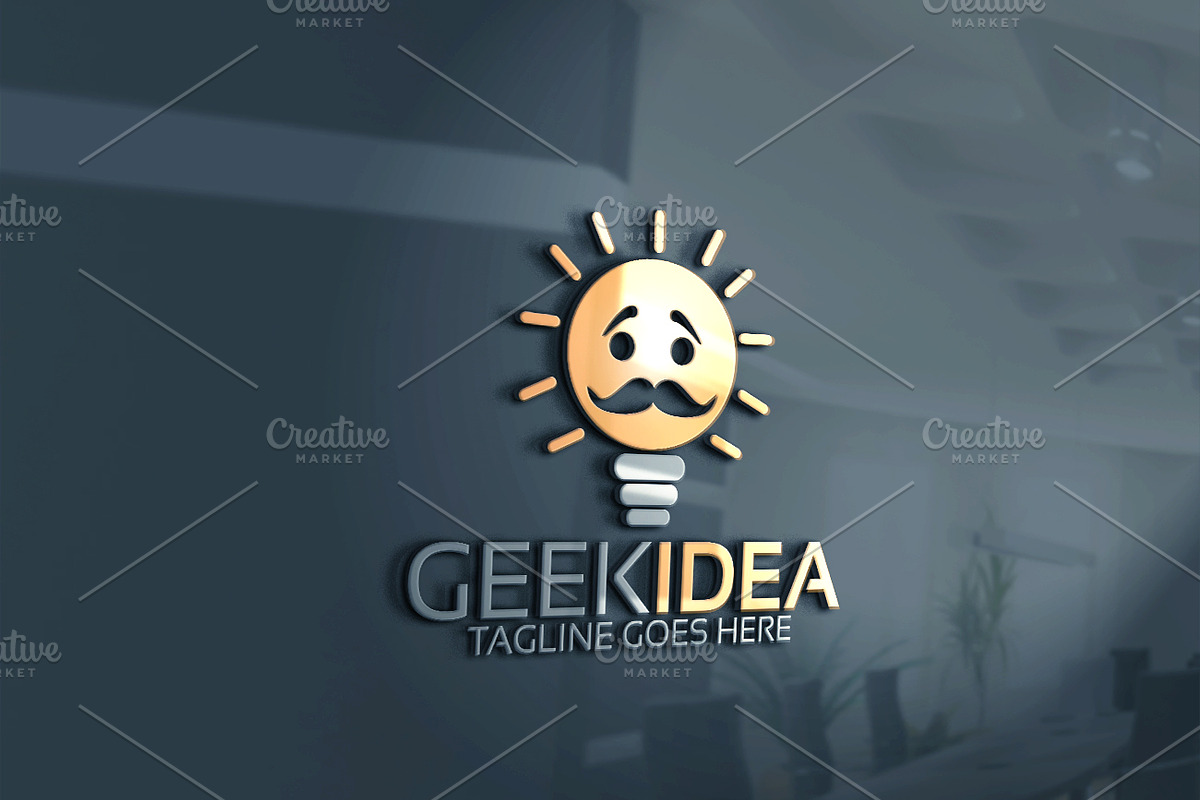 Geek Idea Logo, a Branding & Logo Template by Josuf Media