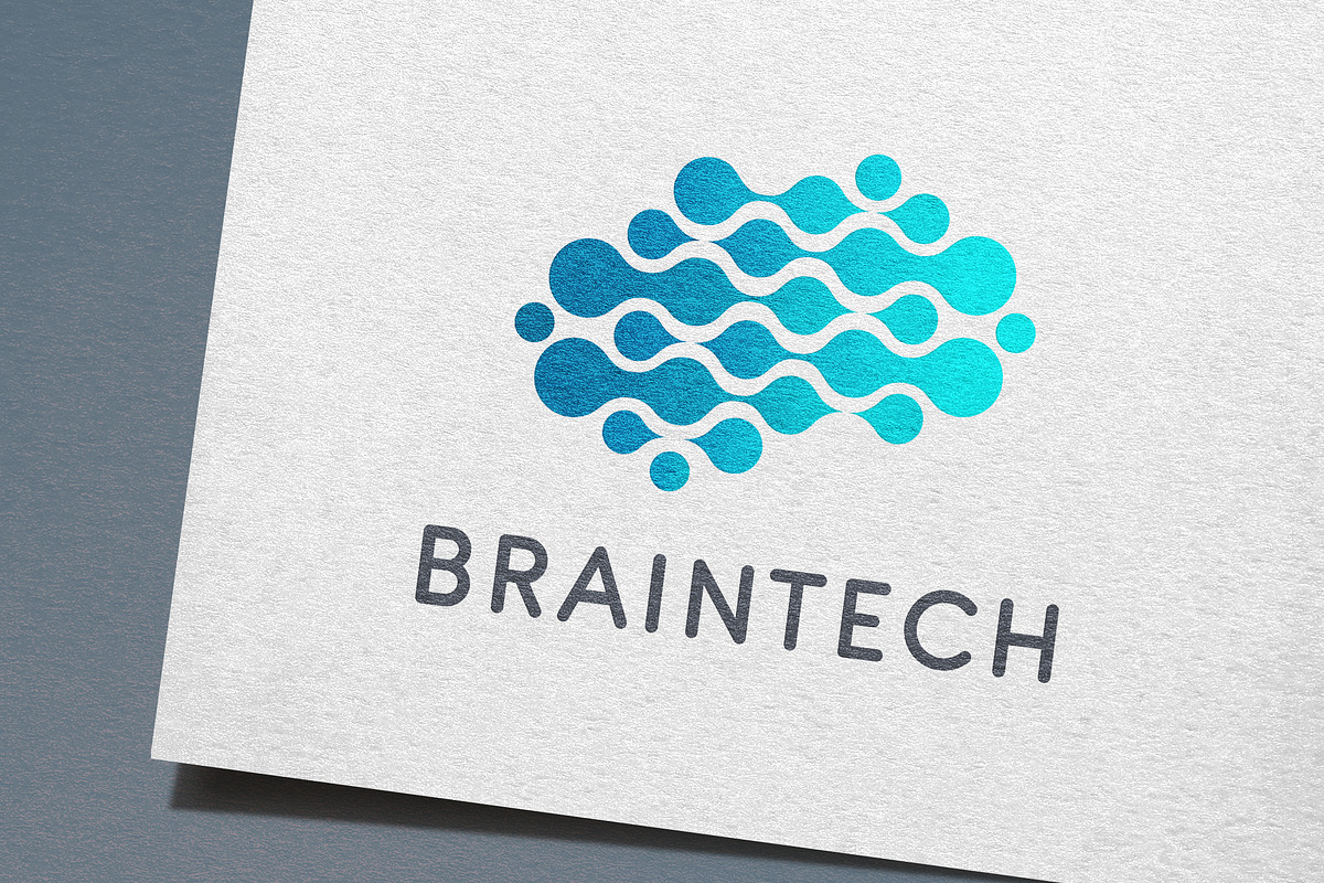 BrainTech Logo, a Branding & Logo Template by IKarGraphics