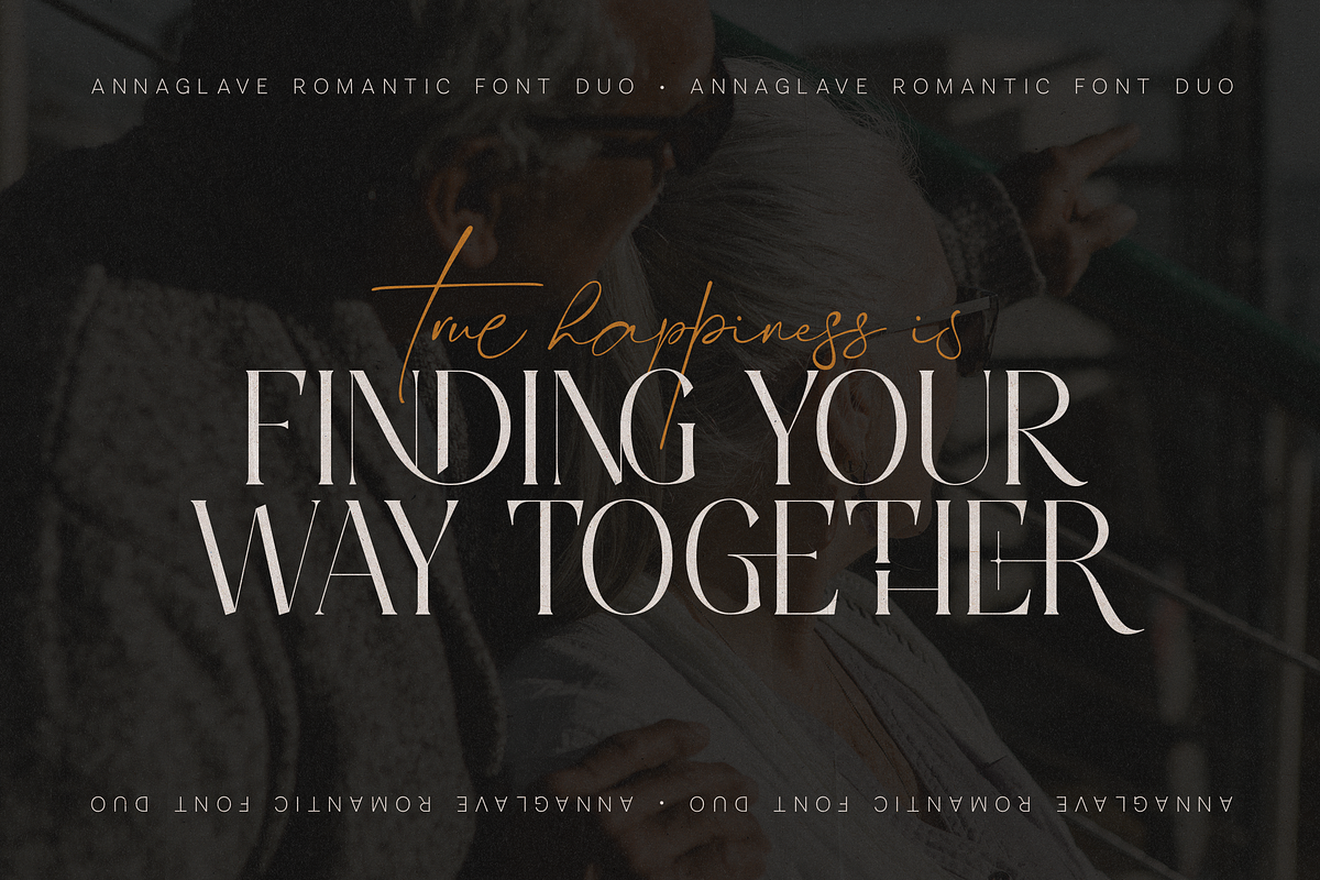 Anna Glave - Serif & Script Font Duo
